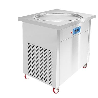 China Single Pot Frozen Fresh Fruit Yogurt Fryer Ice Cream Roll Machine with Easy Operation for sale