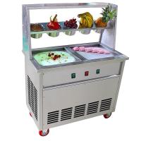 China Create Unique and Delicious Ice Rolls with Our Multifunction Fried Ice Cream Roll Machine for sale