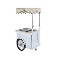 China Fresh and Delicious Fruit Yoghurt Ice Cream Maker for Popsicle Vending Trolley for sale