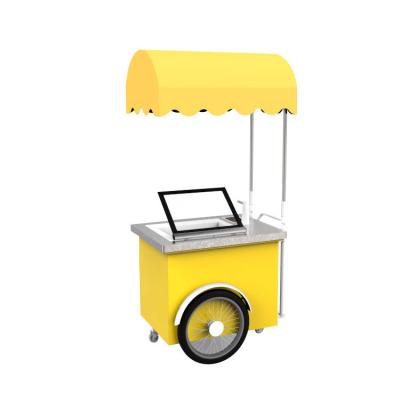 China Keep Your Frozen Treats Fresh with Our CE Food Truck Freezer and Cart Combo for sale