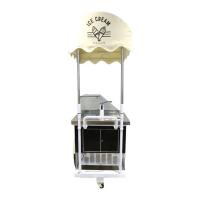China Customized Design Portable Ice Cream Bike Cart Small Commercial Maker for Snack Food for sale