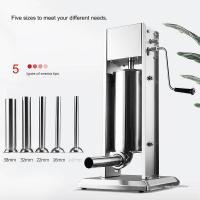 China Food Grade Stainless Steel 15L Electric Sausage Stuffer for Sausage Filling Function for sale
