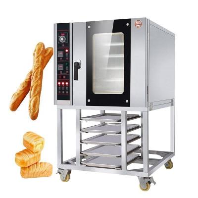 China Food Industry Equipment High Capacity 10 Trays Electric Rotary Oven for Bread Baking for sale