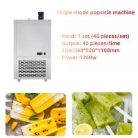 China Multipurpose Commercial Popsicle Making Machine 40/80/160 pcs per Time 66 KG Weight for sale