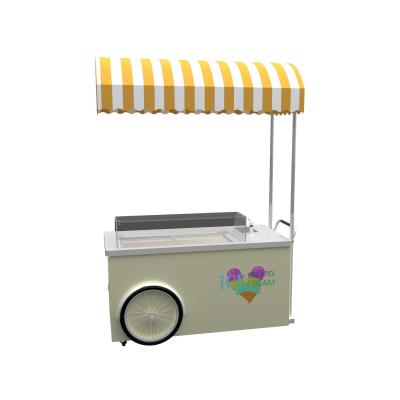 China Outdoor Ice Cream Vending Cart for Effortless Operation in Food Beverage Shops for sale