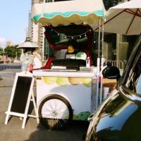 China Outdoor Ice Cream Vending Cart for Effortless Operation in Food Beverage Shops for sale