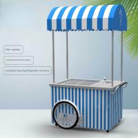China Multifunction Electric Ice Cream Vending Cart for Coffee/ Drink/ Food 200 KG Capacity for sale