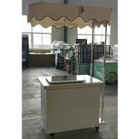China Stainless Steel 200 KG Mobile Gelato Push Cart Removable and Portable for Commercial for sale