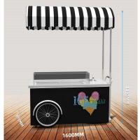 China Outdoor Ice Cream Business Electric Power High Capacity Coffee/Drink/Ice Slush Cart for sale