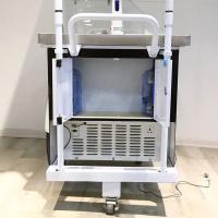 China Electric Powered Stainless Steel Ice Cream Cart Perfect for Popsicles and Soft Serve for sale