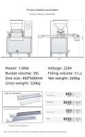 China Food Beverage Commercial Cake Filling Machine Stainlee Steel Cookie Forming Machine for sale