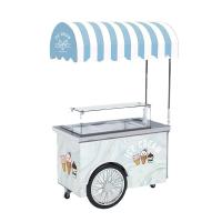 China Other Beautiful Gelato Cart with Bike Voltage 220V/110V Customizable for sale
