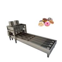 China 304 Stainless Steel Automatic Commercial 4 Rows Mochi Donut Fryer for Snack Food for sale