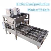 China 304 Stainless Steel Automatic Commercial 4 Rows Mochi Donut Fryer for Snack Food for sale