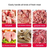 China Commercial Meat Grinder Slicer with 500kg/h Production Capacity and 220/380v Voltage for sale