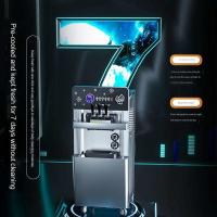China Retail 100 KG Small Ice Cream Making Machine for Powder and Milk 6L*2 Capacity 2600w Power for sale