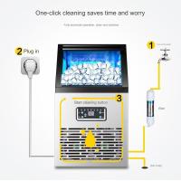 China Customizable Commercial Ice Maker Machine 60kg-120kg/24h for Milk Tea Coffee Shop Bar for sale