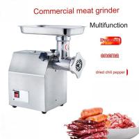 China Commercial 304 Stainless Steel Meat Grinder Machine Power 850W with Sausage Stuffer for sale