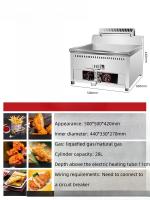 China Commercial Chicken Fryer Machine Electric Deep Fryer with 50*50*42CM High Productivity for sale