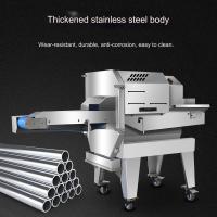 China Commercial 304 Stainless Steel Electric Cutting Automatic Meat Slicer with 2.2kw Power for sale