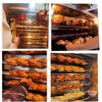 China 1250*490*1180 Fully Automatic Chicken Roasting Furnace for Food Industry Equipment for sale