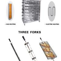 China Multifunctional 20kw Thermal Power Commercial Stainless Steel Chicken Roasting Furnace for sale
