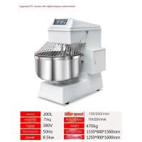 China Stainless Steel 304 Large Capacity 200L Dough Mixer for High Volume Pasta Production for sale