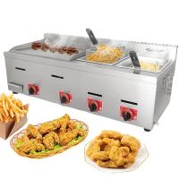 China Restaurant Brosted Chicken Fryed Machine 36.3kg Super Fast Heating Speed Metal Burner for sale