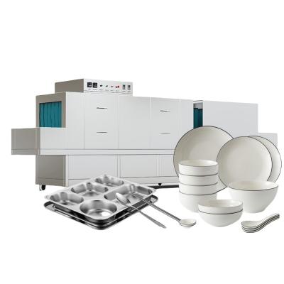 China 2000-3000 Pieces/Hour Large Capacity Commercial Tableware Washing Machine for Hotels for sale