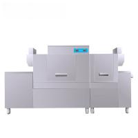 China Convenient Electric Dishwasher for Canteens Large Central Kitchen Restaurant School Conveyor for sale