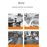 China Restaurant Stainless Steel Electric Frozen Meat Bone Saw Cutting Machine Meat Cutter for sale