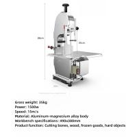 China 43kg Frozen Meat Slicer Machine for Small Restaurants Cut Ribs Pig Trotters and Bones for sale