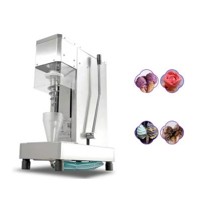 China 750w Soft Serve Ice Cream Machine With Ce Certification And Swirl Drill For Products for sale