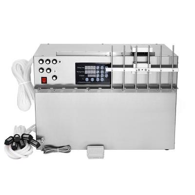 China 10ml-5000ml Semi-automatic Liquid Filling Machine for Metal Packaging 110-240v 11kg for sale