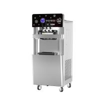 China 3 Flavor Soft Serve Ice Cream Machine with CE Certification 100 KG Capacity for sale
