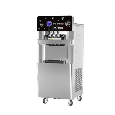 China Stainess Steel Soft Ice Cream Vending Machine Capacity 40L/H with CE Certification for sale