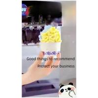 China Ice Cream Maker Multifunction Commercial Automatic Machine with Ce Certification for sale
