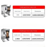 China 1.6kw Power Automatic Rotation Toaster Pizza Oven for High Productivity in Food Beverage for sale