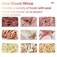 China Merchant Direct Vertical Meat Slicer Ce Certification Fresh Meat Frozen Meat Slicing Shredder for Winery for sale