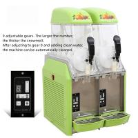 China Easy Operation 36L High Capacity Commercial Slush Ice Machine Automatic Snow Melting for sale