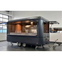 China Long Service Life Food Truck With Full Kitchen Equipments For Hot Dog Burger Catering for sale
