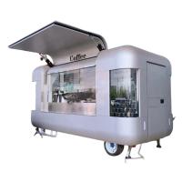 China Fully Equipped Stainless Steel Food Truck for Merchant Direct Mobile Ice Cream Sales for sale