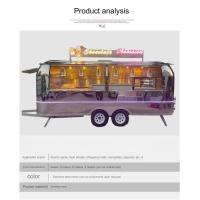 China Fully Equipped Stainless Steel Food Truck for Merchant Direct Mobile Ice Cream Sales for sale