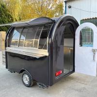China Commercial Snack Mobile Catering Trailer Year Small Ice Cream Hot Dog Vending Carts for sale