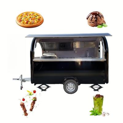China Scientific Design Stainless Steel Food Truck for Food Carts Business and Novel Shape for sale