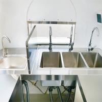 China Electric Food Truck Customizable Size Stainless Steel Novel and Beautiful Hamburger Truck for sale