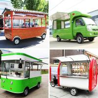 China Year Outdoor Fast Food Cart with Non-Slip Matting and Thickened Stainless Steel Table for sale