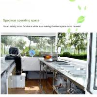 China Mobile Commercial Food Easy Operate High Productivity Snack Cart with 400 KG Capacity for sale