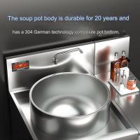 China Durable Stainless Steel Soup Pot for Industrial Soup Cooking in Seasoning Plant for sale