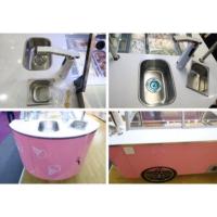 China Raw Material Fruit Trolley Freezers for Mobile Popsicle Ice Cream Food Truck for sale